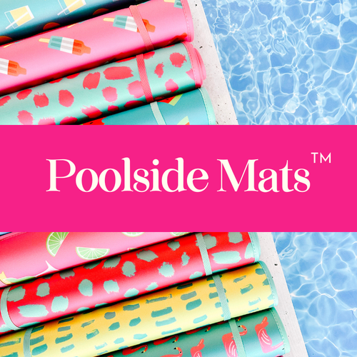Neoprene Poolside Seating Mat - Bright. Bold. Fun.